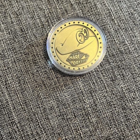 Nintendo | Toys | Super Mario Odyssey Gold Cappy Coin Collectible ...